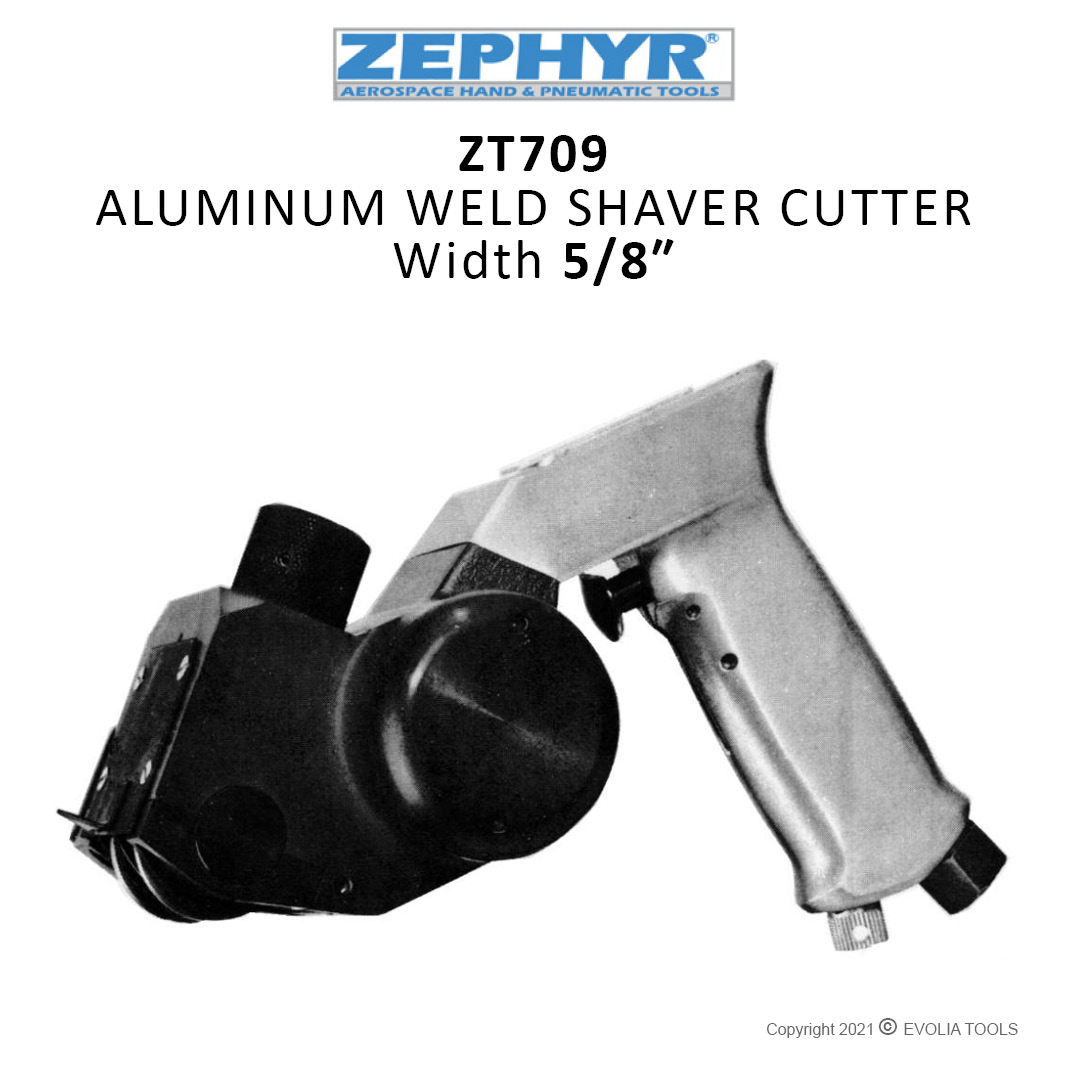 ZT709 ALUMINUM WELD SHAVER CUTTER WIDTH 5/8" - Evolia Tools